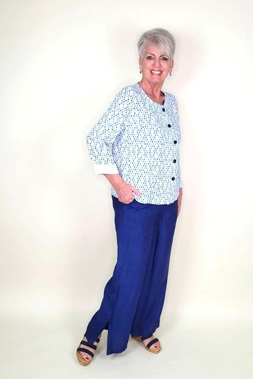 GR Nature Linen Jacket #Shira-1 Three Wild Women